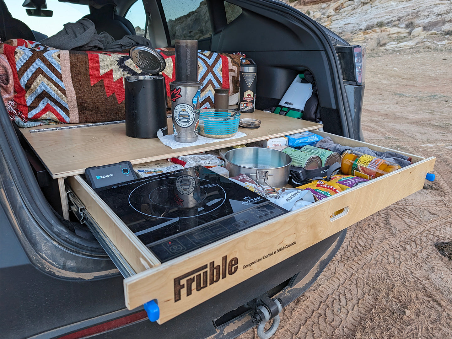 Fruble Camper Kit Lite for Tesla Model Y – Thunderbolt Adventure Supply